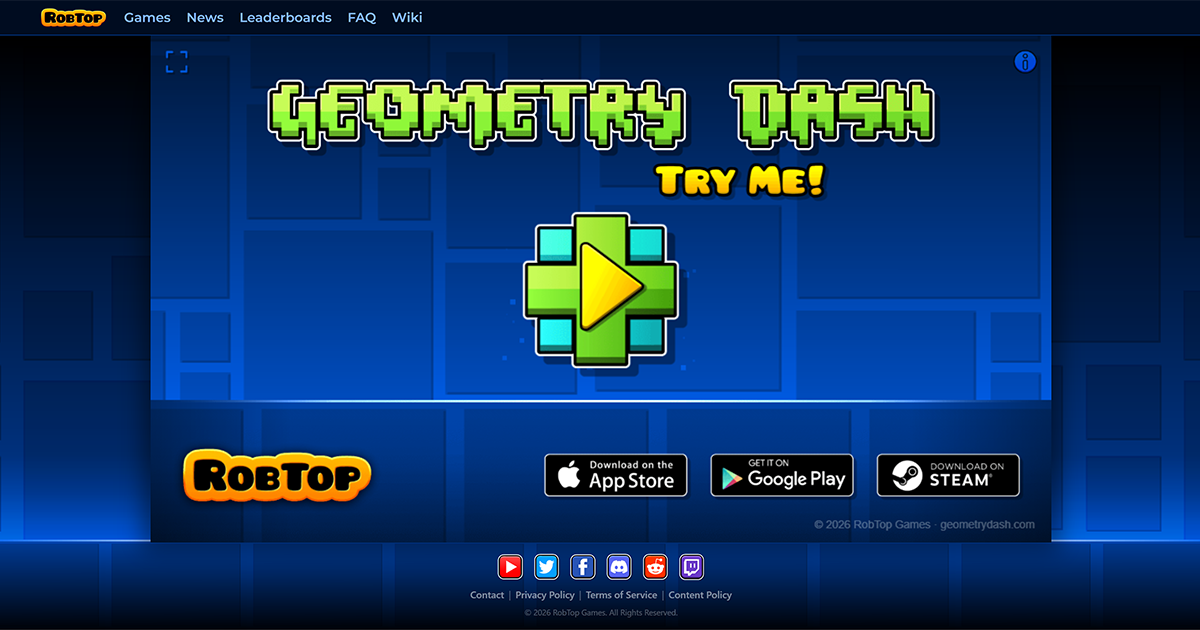 Geometry Dash Official Website